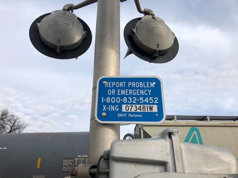 Village of Fairmont - Trains blocking crossings